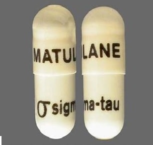 Pill Finder: MATULANE Logo sigma-tau White Capsule-shape - Medicine.com